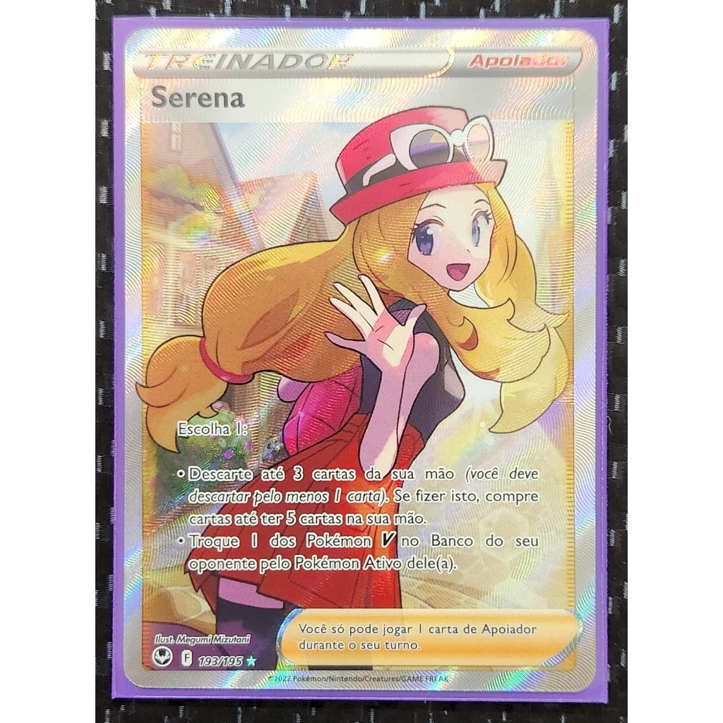 Carta Pokemon Serena (193/195) EE12 | Shopee Brasil