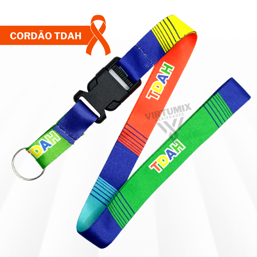 Cordão de Identificação TDAH com Engate Rápido | Shopee Brasil