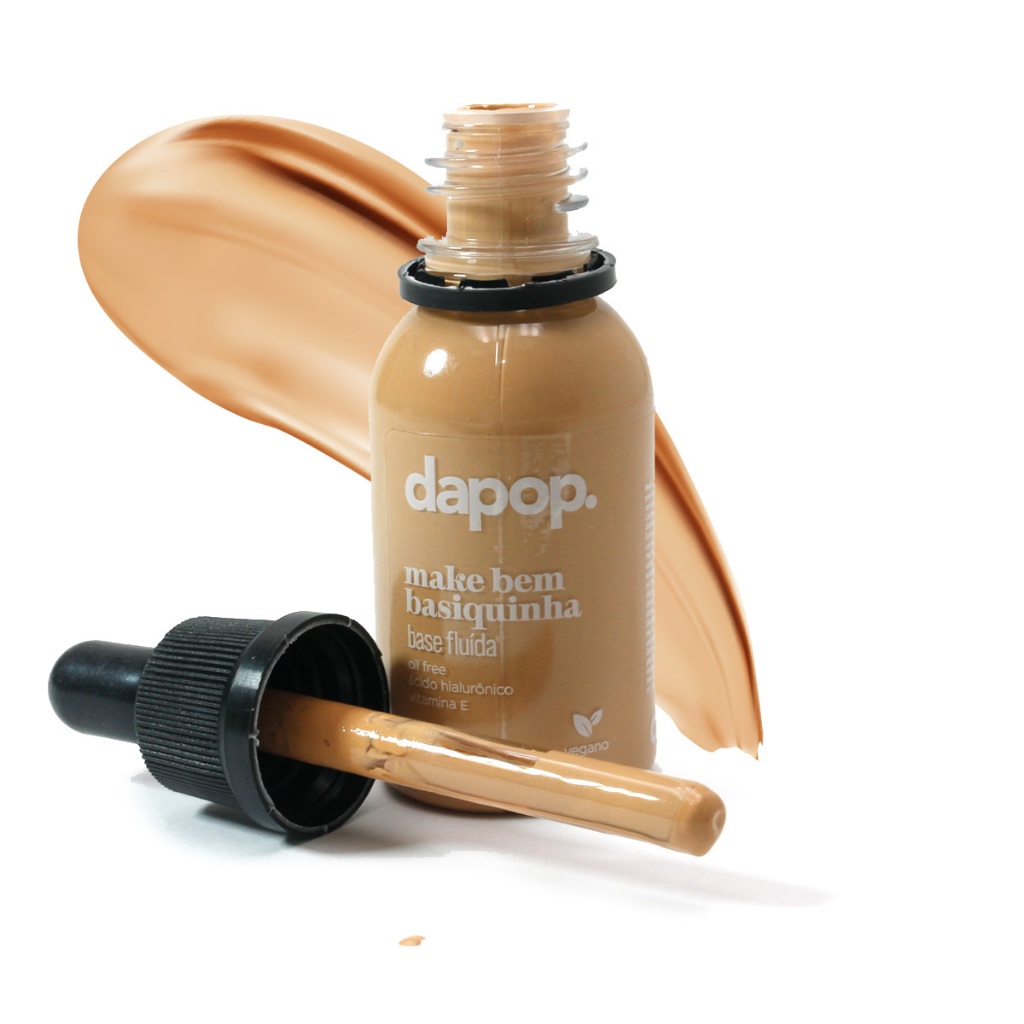 Base Fluida Make Bem Basiquinha Dapop, Aveludada, Vegana e Perfeita ...