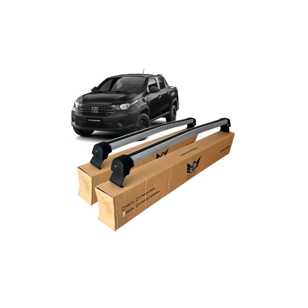 Rack De Teto Fiat Strada 2020 2021 2022 2023 Cabine Dupla | Shopee Brasil