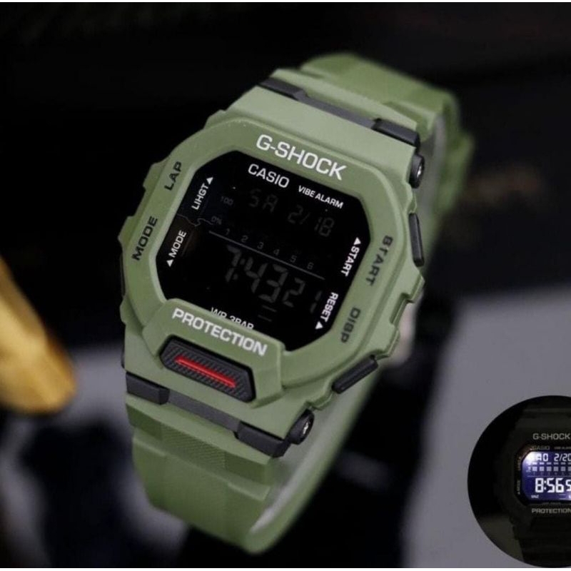 Relógio Masculino G&shock GBD-200 Funcional com led interno Resistênte a água estilo militar ...