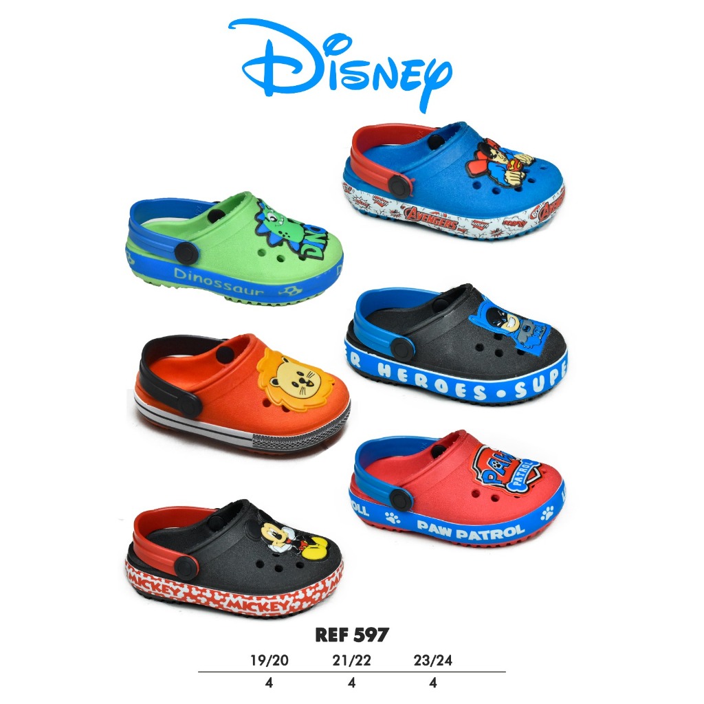 Kit 12 Pares Crocs Infantil Baby Masculino e Feminino Disney | Shopee ...