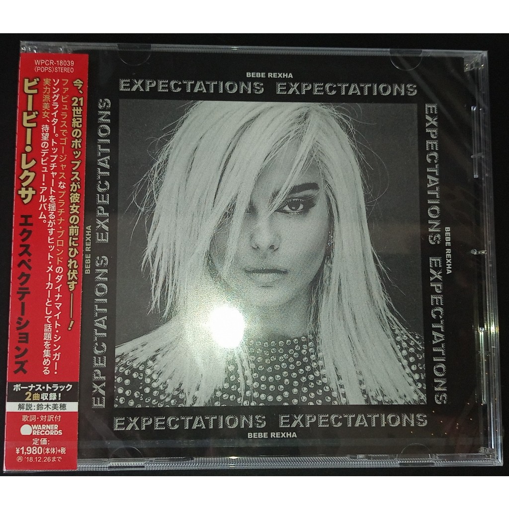 Bebe Rexha Expectations Importado Japão Cantoras Pop. | Shopee Brasil