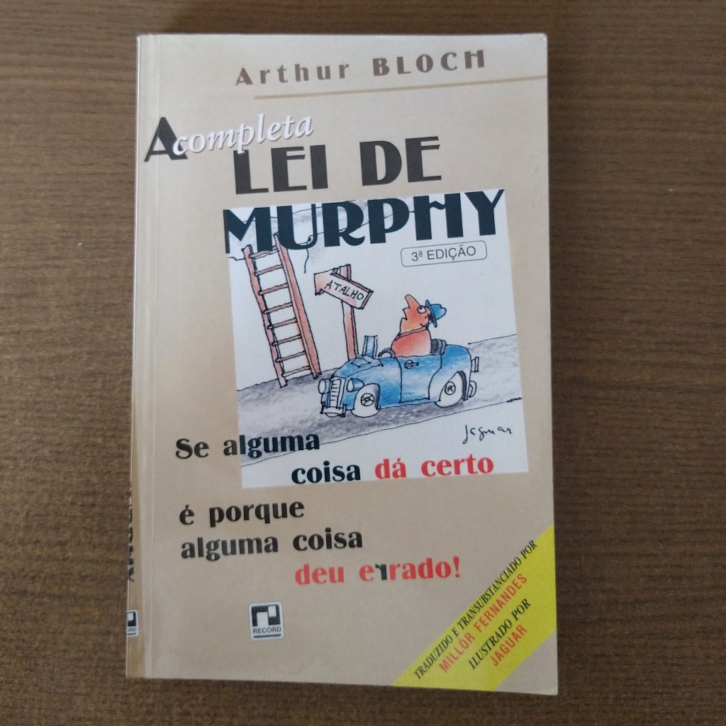 Livro A Completa Lei de Murphy - Arthur Bloch | Shopee Brasil