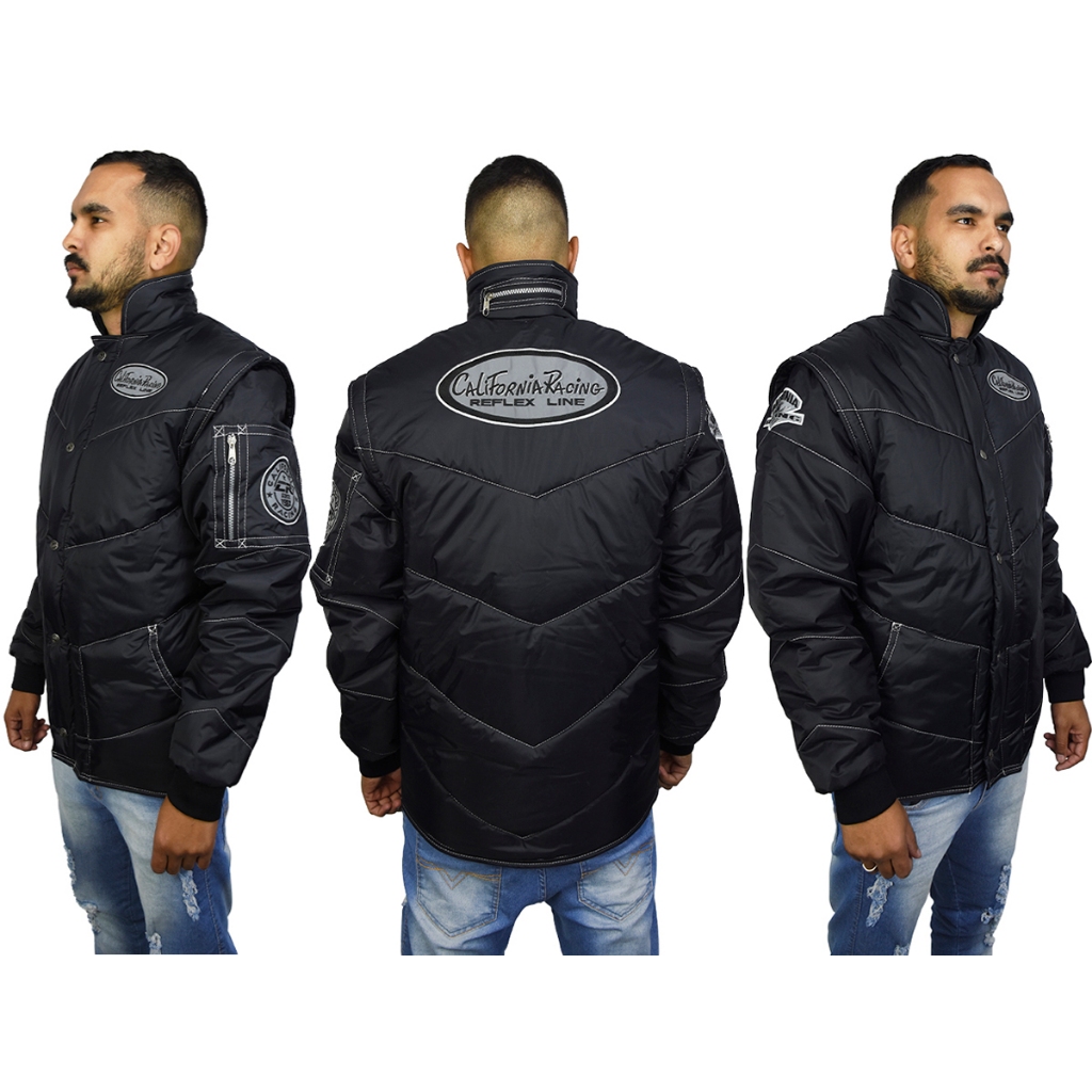 Jaqueta Refletiva Masculina California Reflex Line | Shopee Brasil