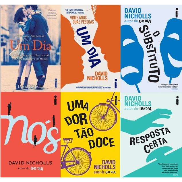Coleção David Nicholls - Um Dia / Resposta Certa / O Substituto / Uma ...
