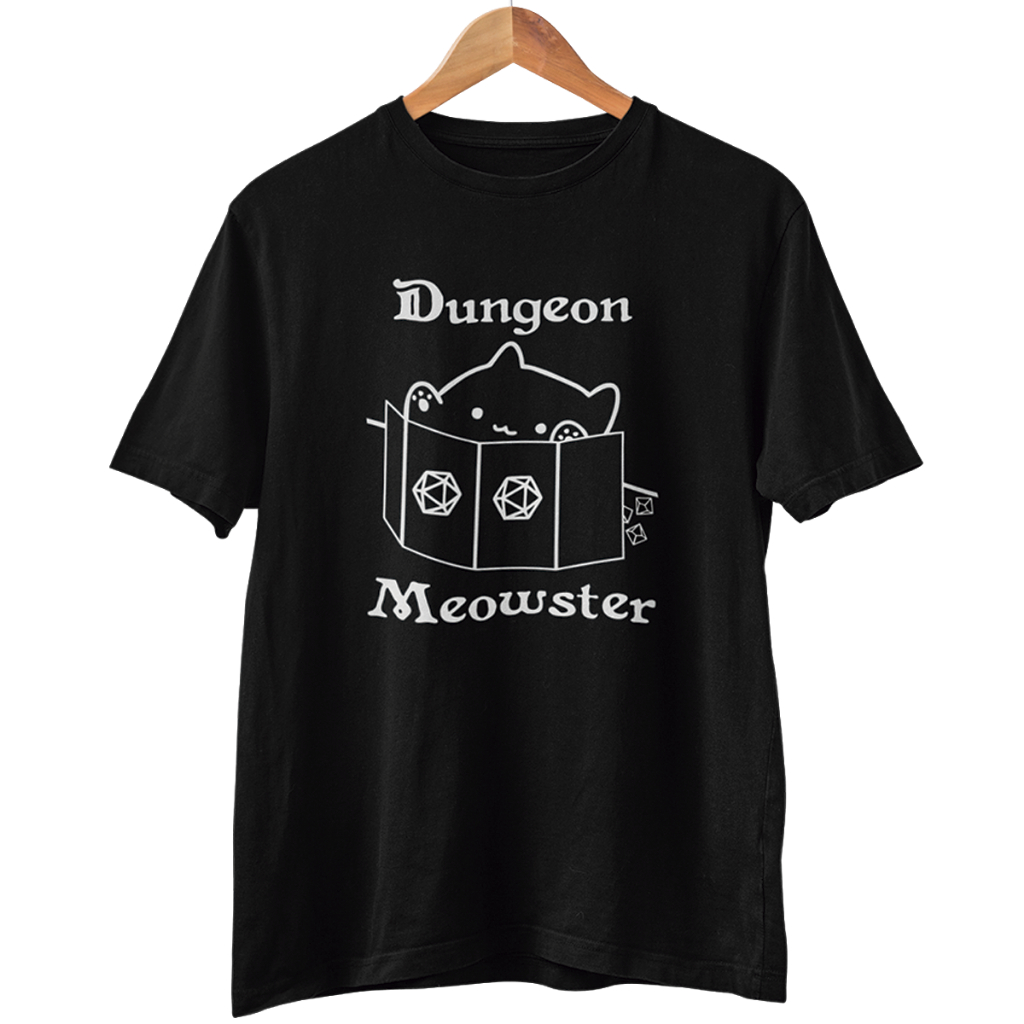 Camiseta Rpg Mesa Meowster DM Mestre Dungeon Master D&d | Shopee Brasil
