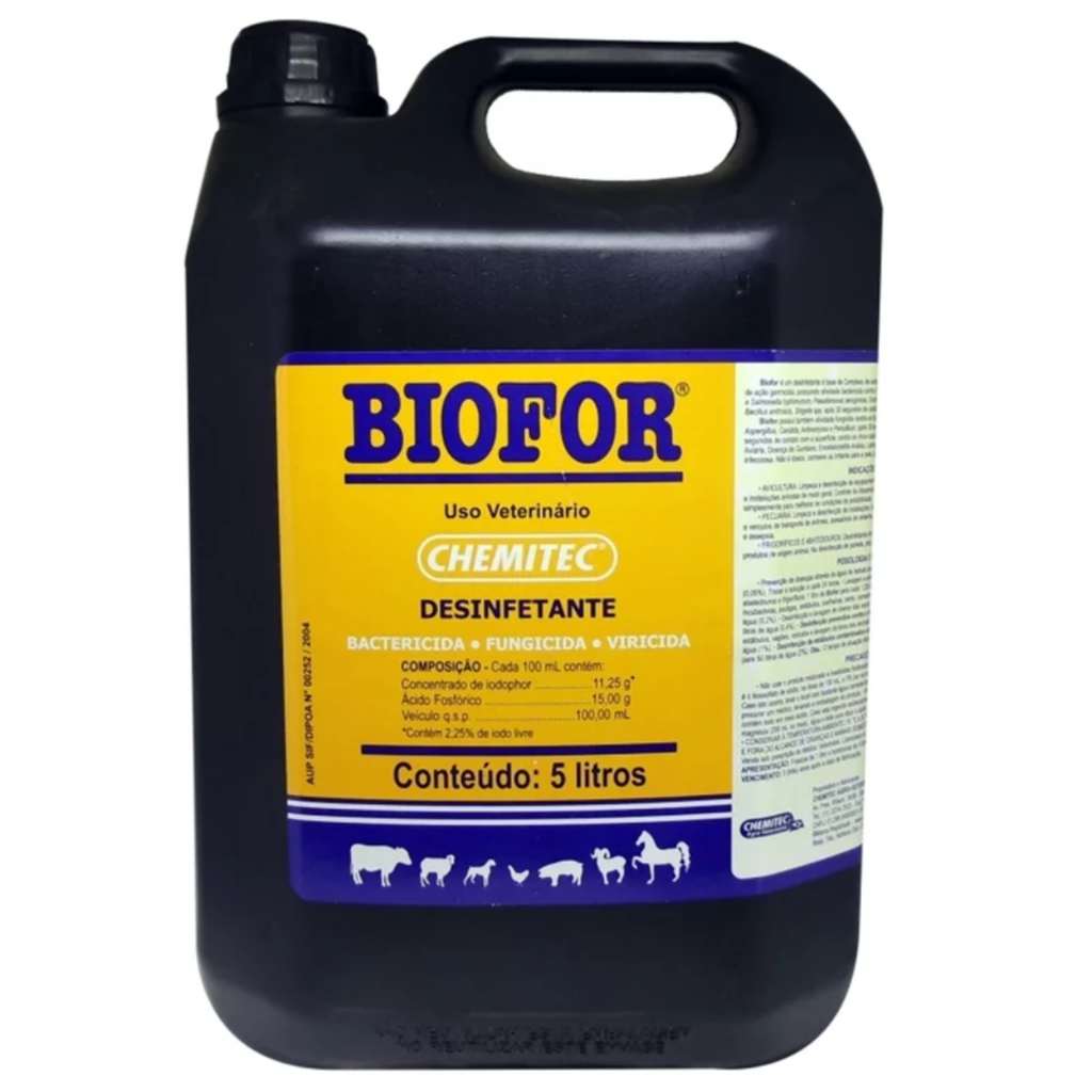 Biofor 5 Litros - Chemitec | Shopee Brasil