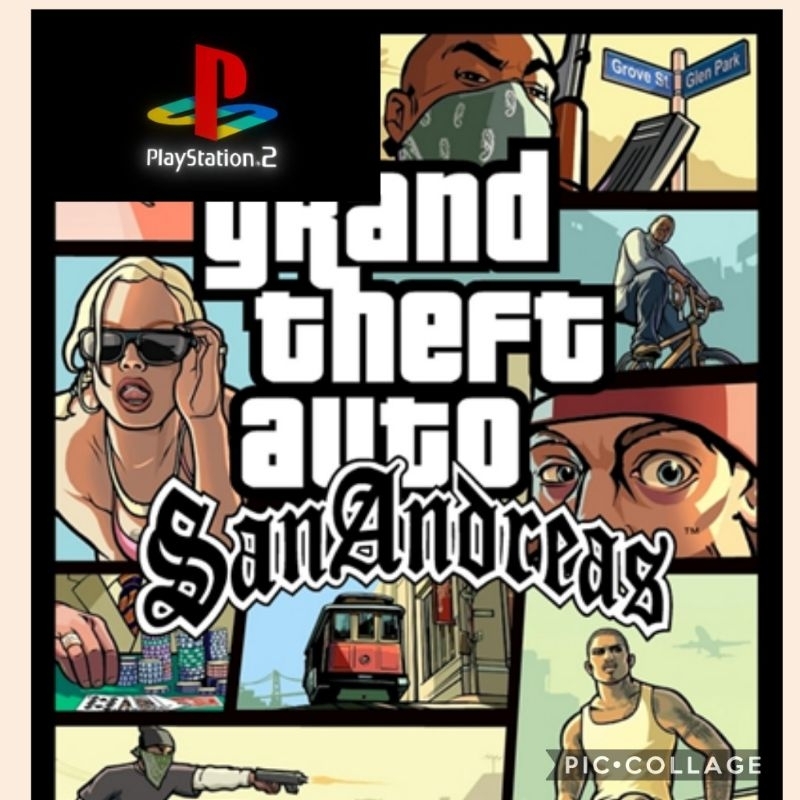 GTA SAN ANDREAS PLAYSTATION 2 | Shopee Brasil