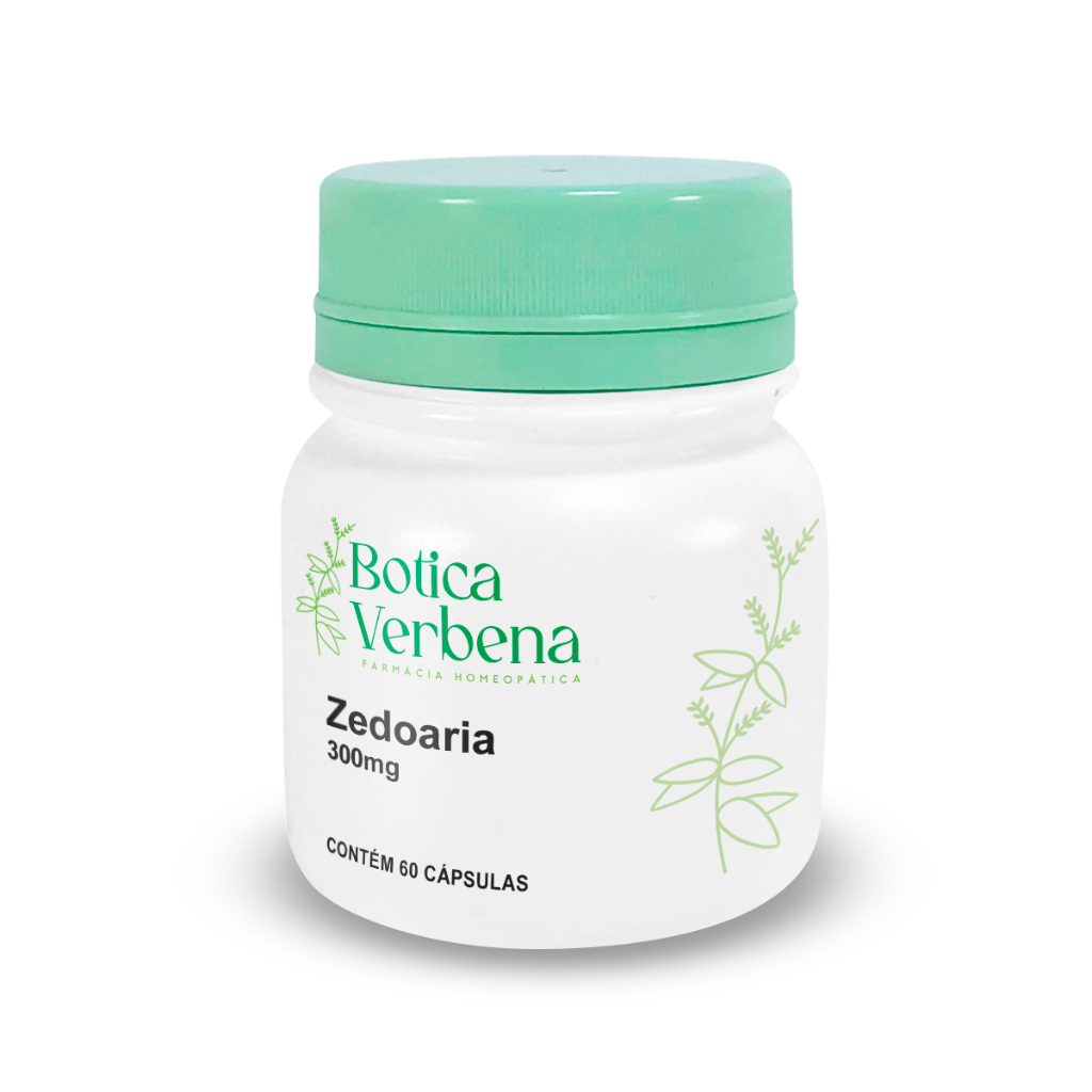 Zedoaria 300mg 60 Capsulas Botica Verbena | Shopee Brasil
