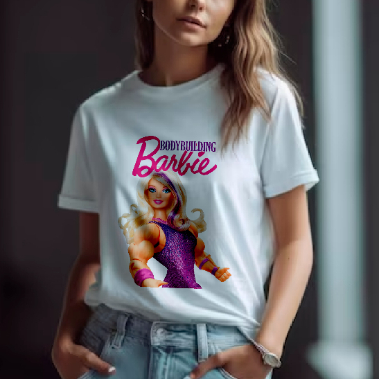 Camiseta Barbie Bodybuilder Camisa Feminina Treino Musculação - Envio ...
