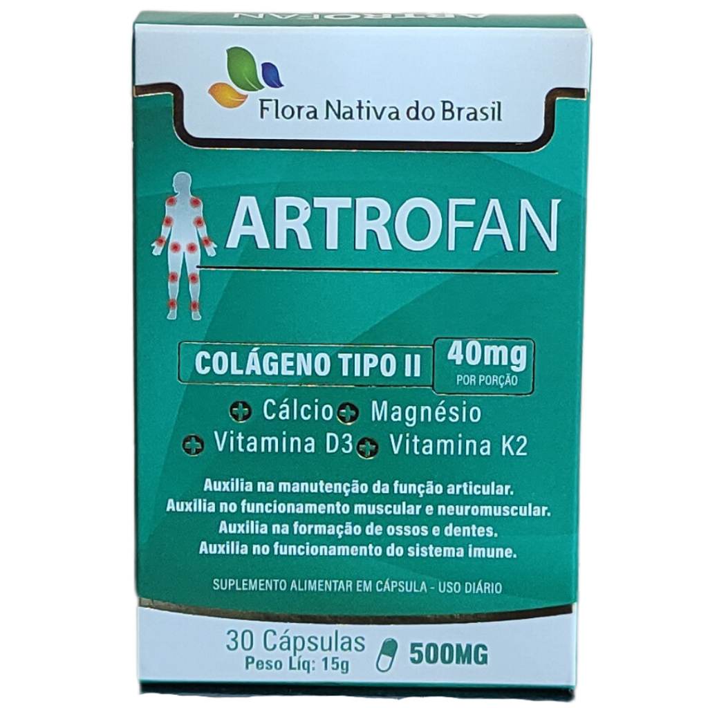 Artrofan Flora Nativa do Brasil 500mg 30 Cápsulas | Shopee Brasil