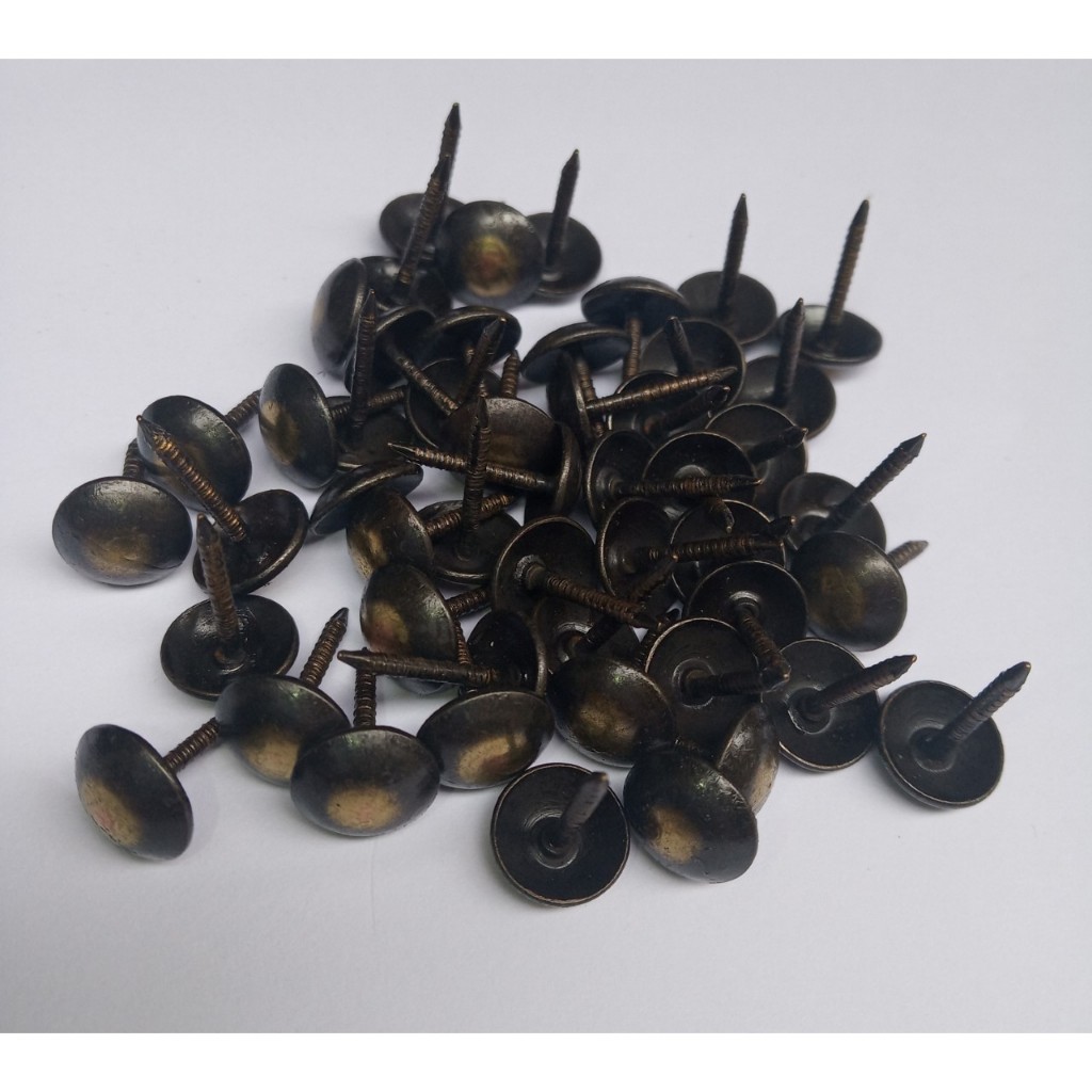 Kit 25 Tachinhas Tachas Fume Para Madeira Capitone 10mm | Shopee Brasil