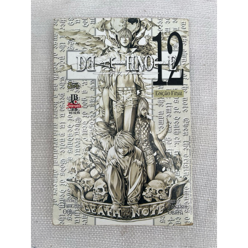 Mangá Death Note Volume 12 | Shopee Brasil