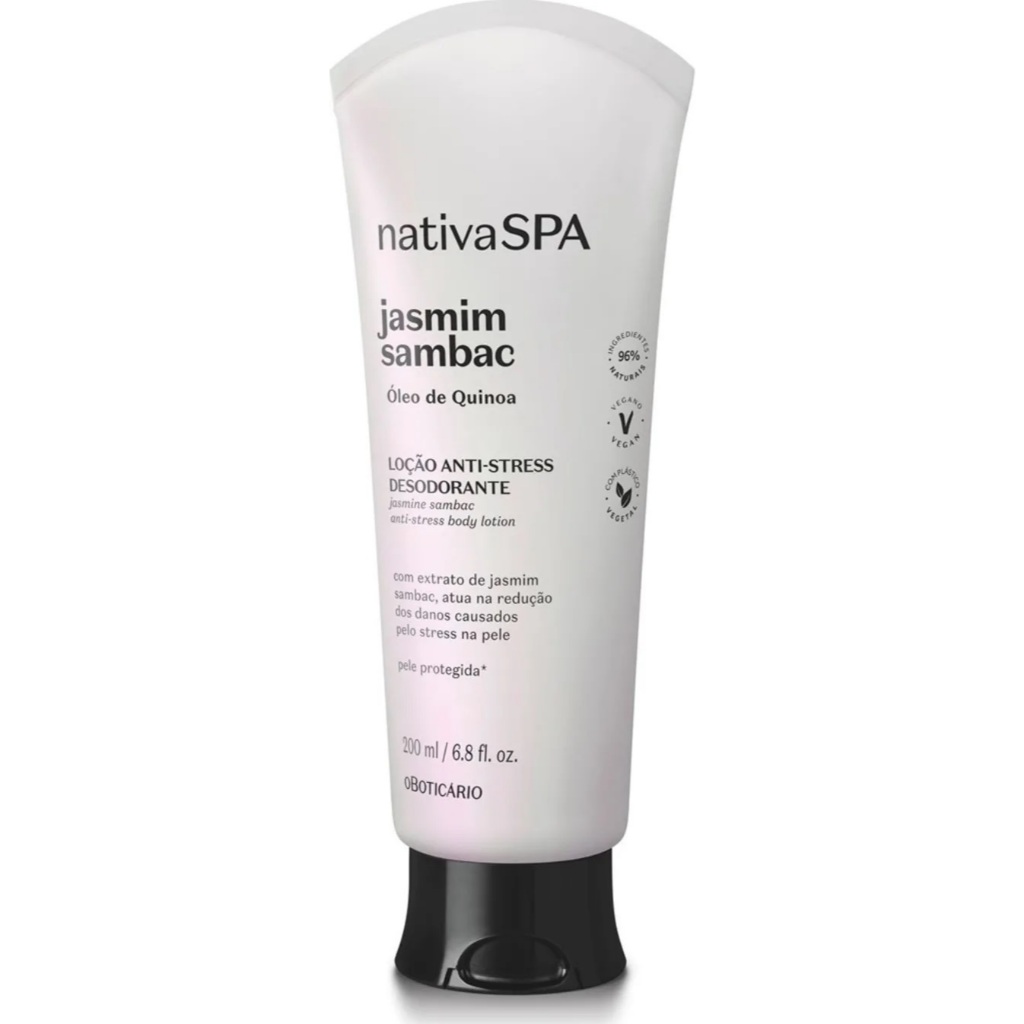 Loção Hidratante Desodorante Corporal Anti-stress Nativa SPA Jasmim ...
