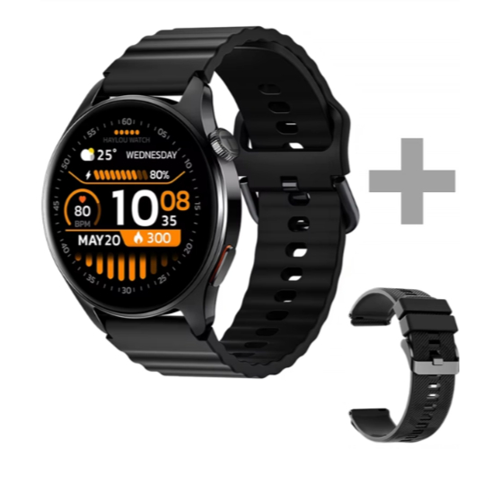Relógio Haylou Watch 4S com GPS Bluetooth + Pulseira EXTRA | Shopee Brasil