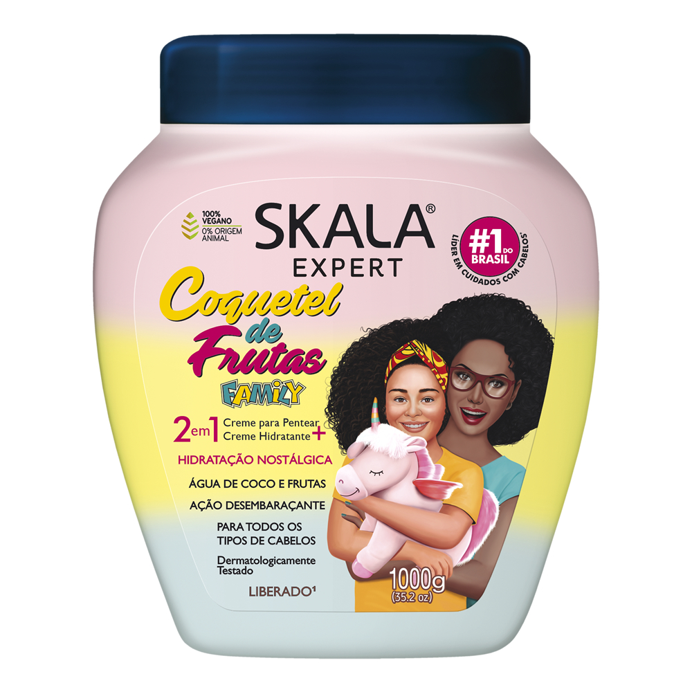 CREME SKALA EXPERT - COQUETEL DE FRUTAS FAMILY - 1KG | Shopee Brasil