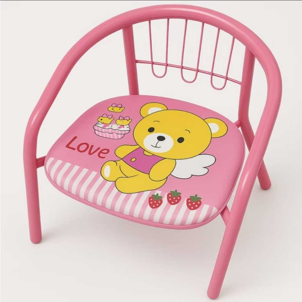 Cadeirinha Infantil Metal Com Estampa e Apito Varias Cores Menino Menina | Shopee Brasil