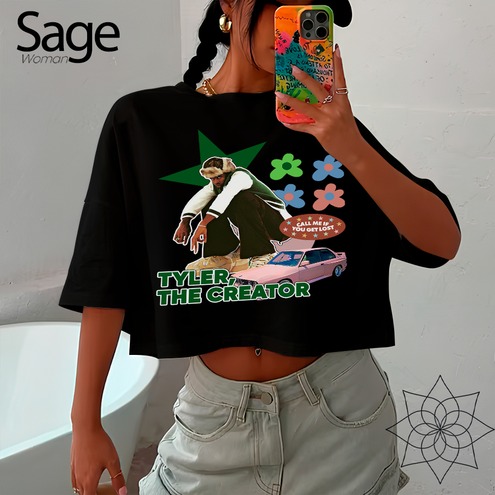 Blusa Cropped Feminino Oversized Tendencia Estilosa Tyler The Creator ...