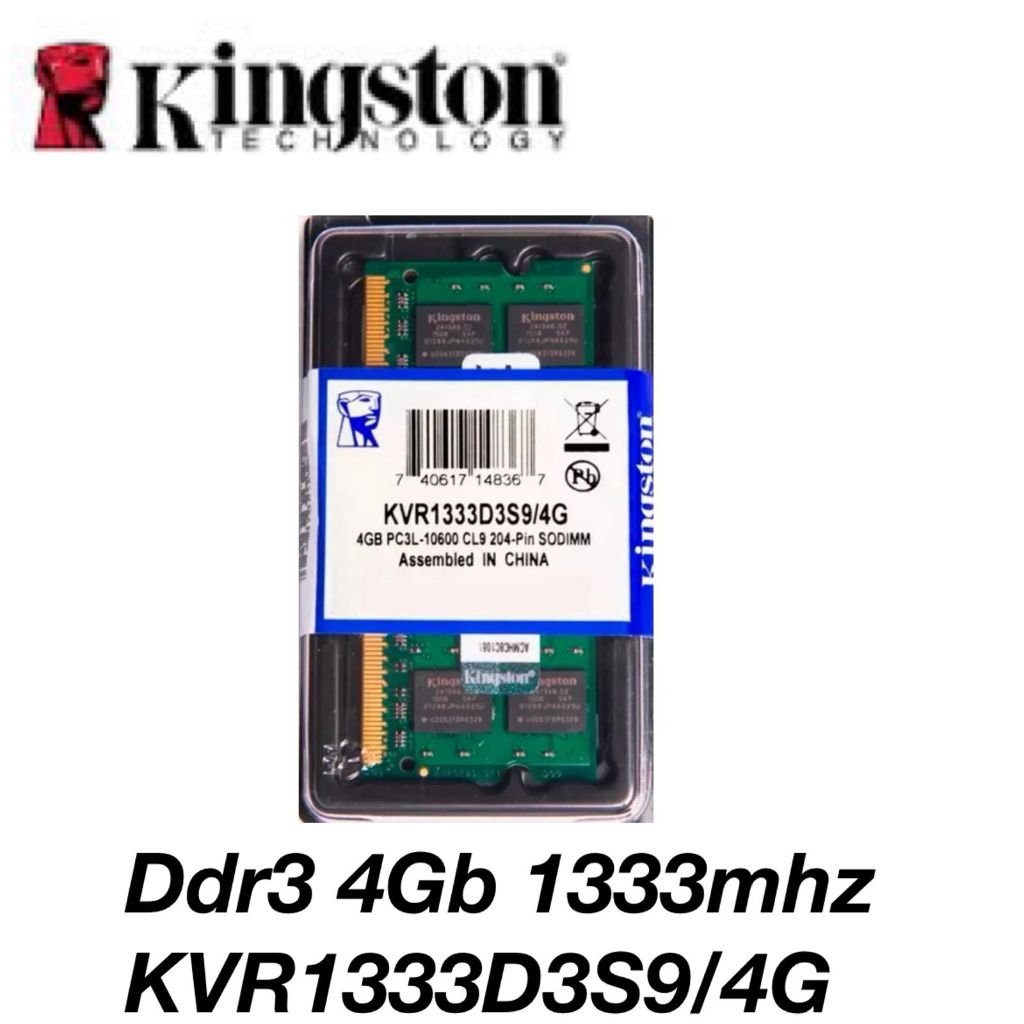 MEMORIA RAM DDR3 4GB 1333MHZ KINGSTON NOTEBOOK | Shopee Brasil