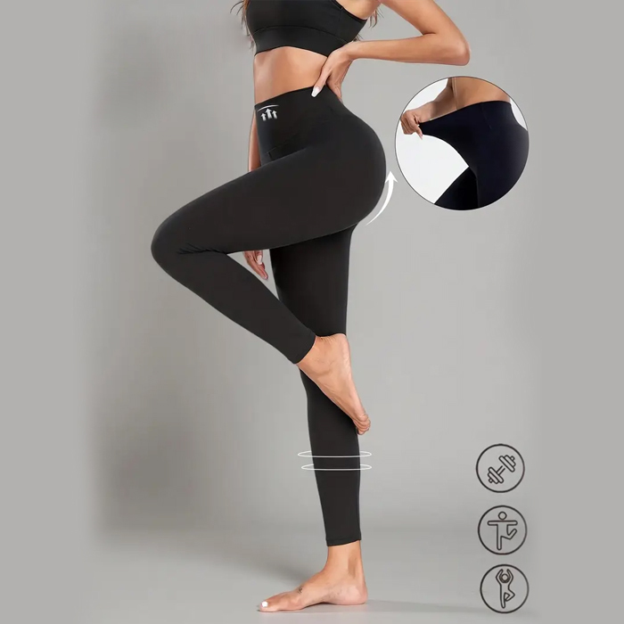 Calça Legging Leg Feminina Cintura Alta Não Fica Transparente Fitness ...