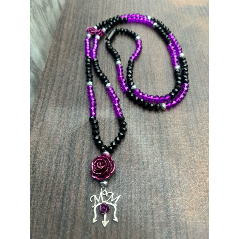 Guia Fio de conta pombagira Maria Mulambo Cristal 8MM cordone | Shopee ...
