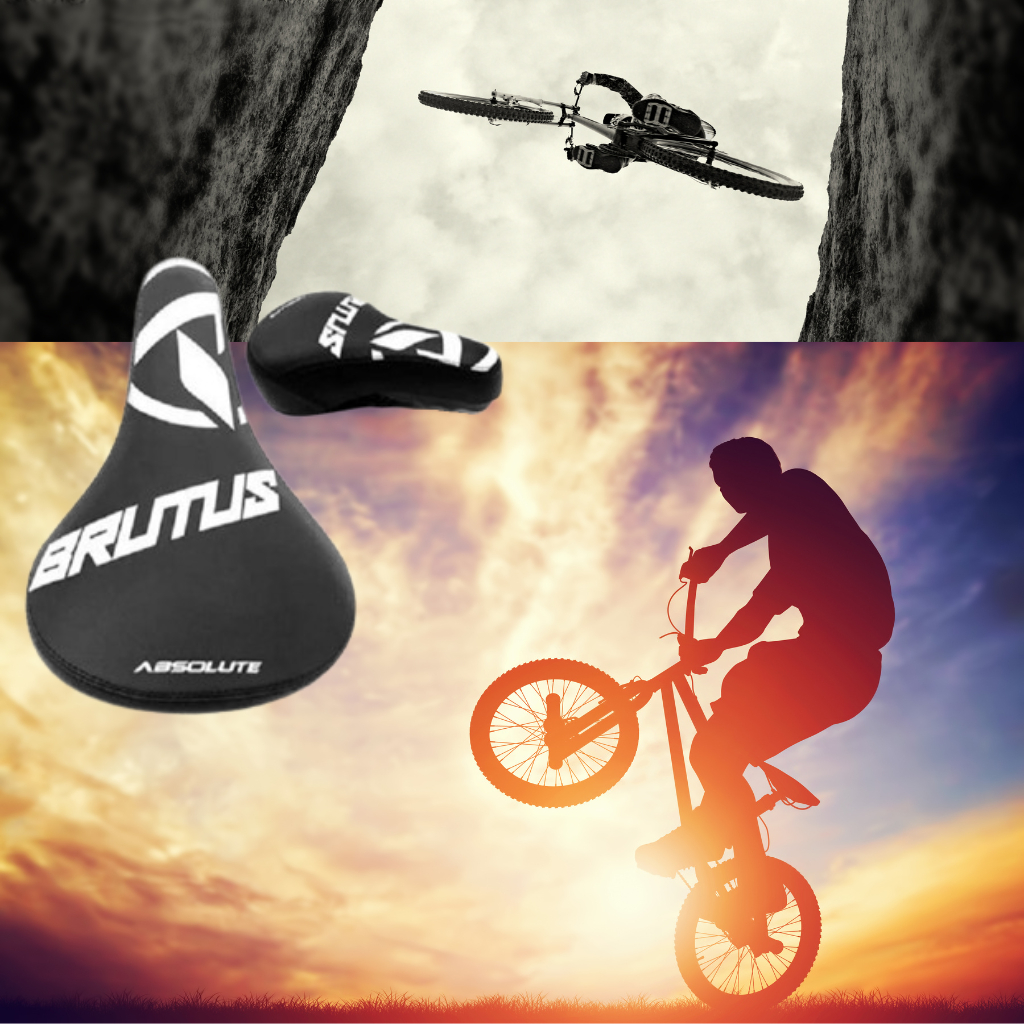 Selim Bike Bicicleta Dirt Freeride Bmx Jump Grau Absolute Brutus DH PRO ...