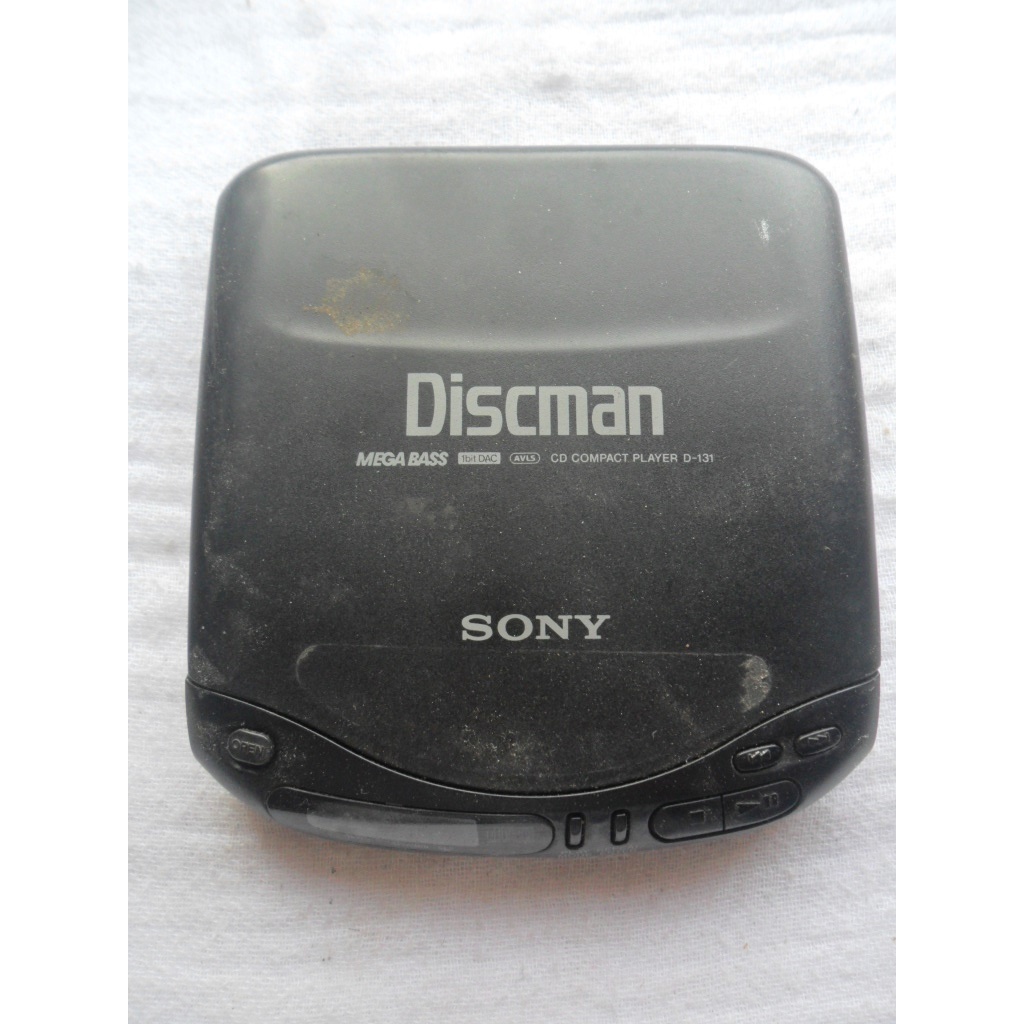DISCMAN SONY - MODELO D-131 / COMPACT DISC - COMPACT PLAYER - MEGABASS ...