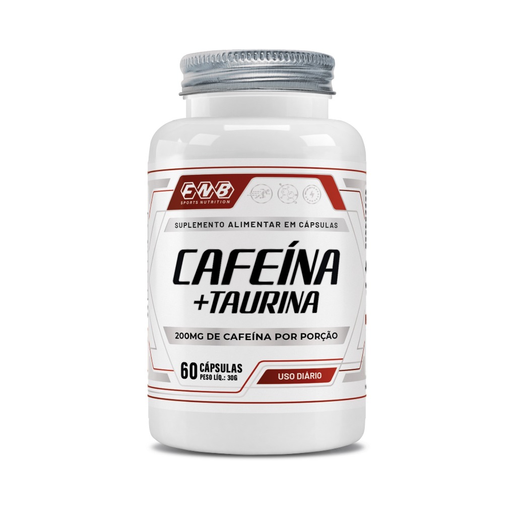 Cafeína 200mg + Taurina 200mg 60 Caps FNB Sports Nutrition | Shopee Brasil
