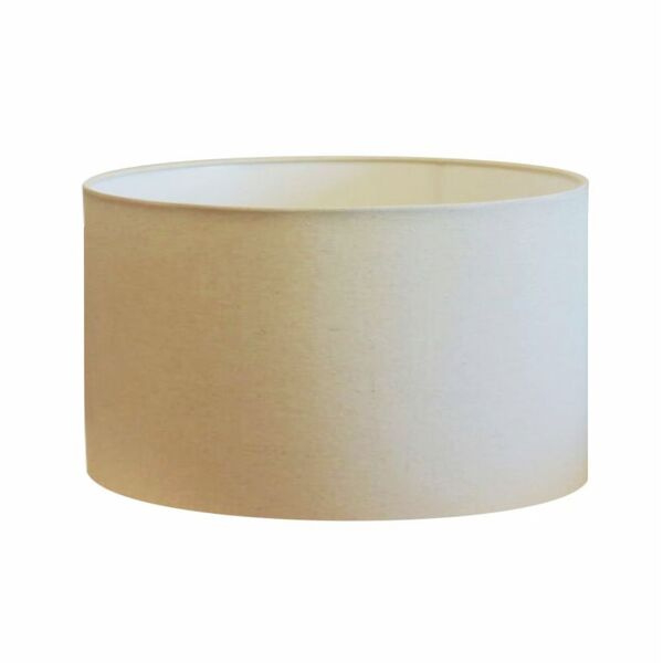 Cúpula de Abajur luminária teto chão tecido 30x30x20 cm Cor cru ...