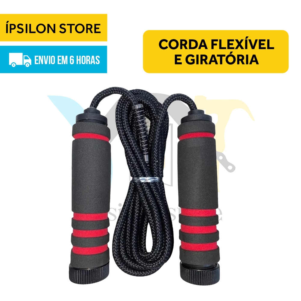 Corda De Pular Crossfit Mb Fit Jump Rope Pula Corda Treino | Shopee Brasil