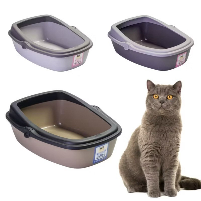 Sanitario Banheiro Caixa De Areia Para Gatos Wc King Plast Pet | Shopee ...