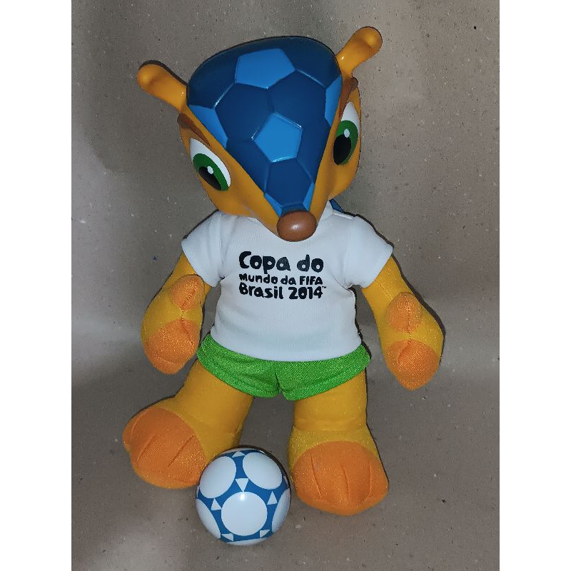 Pelúcia Mascote Fuleco 2014 | Shopee Brasil
