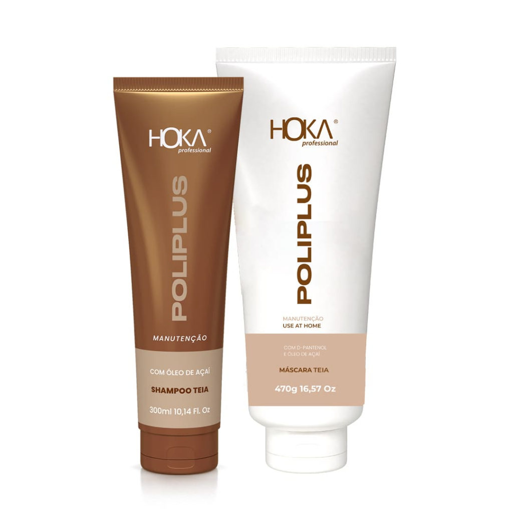 KIT POLIPLUS TEIA HOME CARE - HOKA PROFESSIONAL | Shopee Brasil