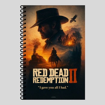 Caderno Universitário Red Dead Redemption 2 Capa Dura Espiral | 1, 10 ...