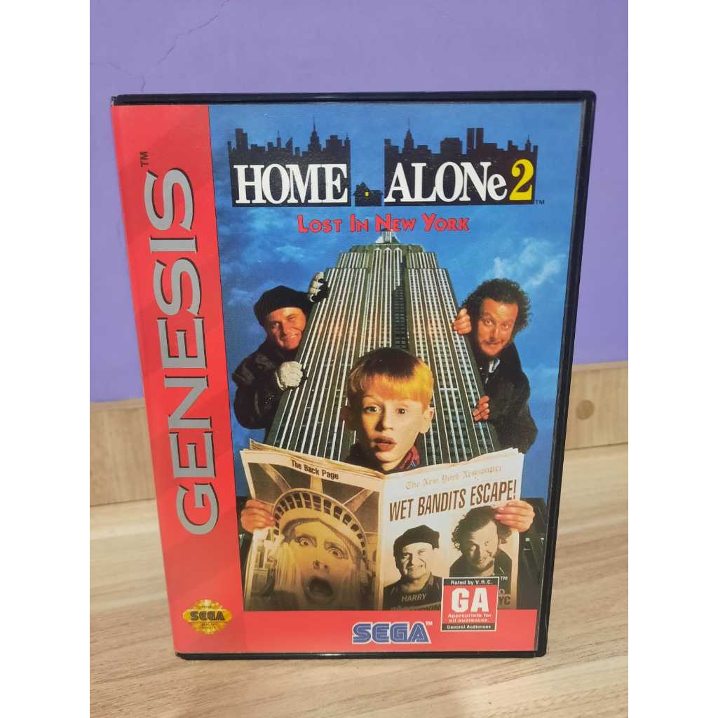 Home Alone 2 Sega Genesis Mega Drive Original | Shopee Brasil
