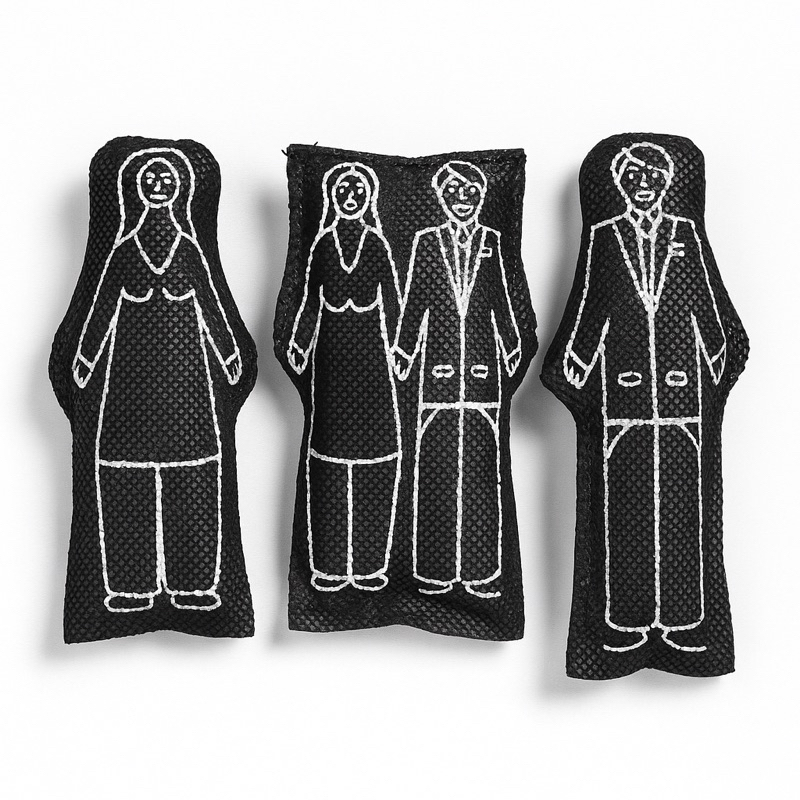 BONECO VODU VUDU VOODU PRETO RITUALISTICO | Shopee Brasil