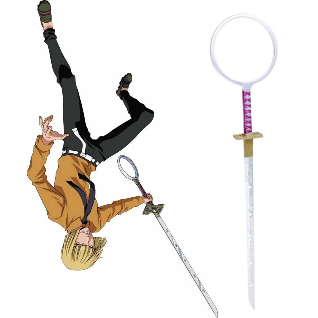 Zanpakutō Shinji Hirako Sakanade em MDF – Réplica Decorativa Anime ...