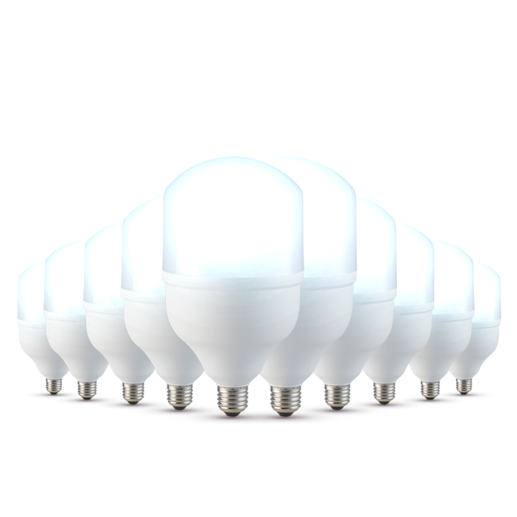 Kit 10 Lampadas Led Bulbo Hp 20w 30w 40w ou 50w 6500k Branco Frio E27 110v/220v Bivolt Alut By ...