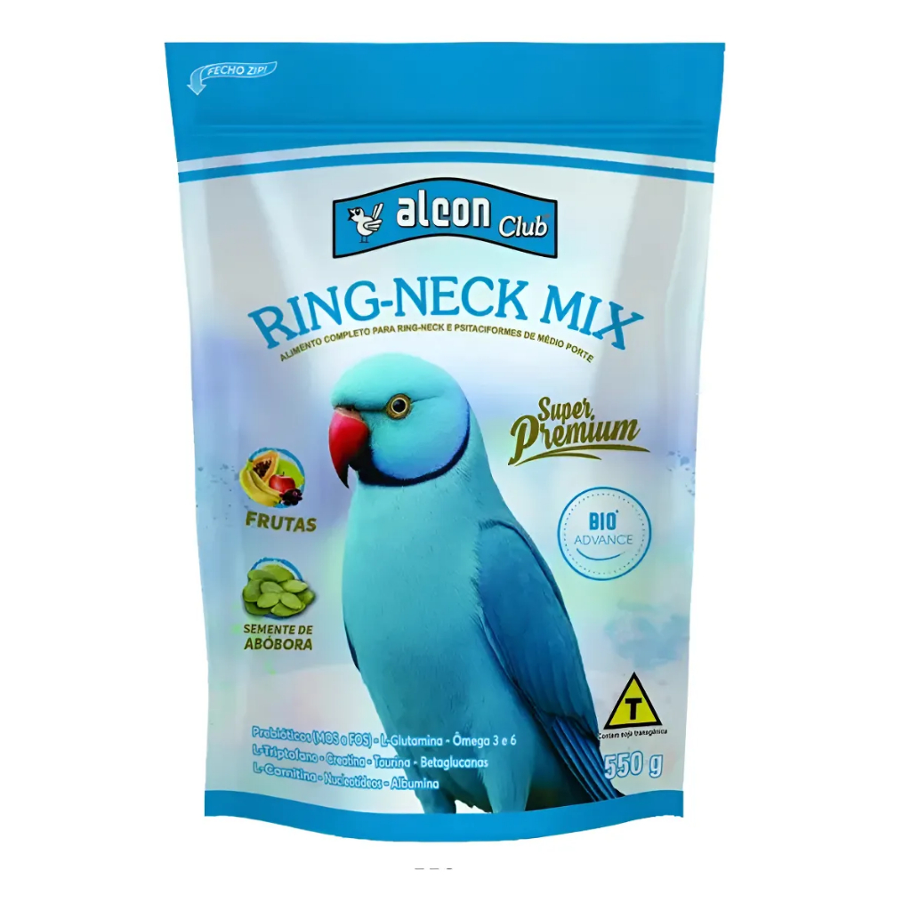 Alcon Club Alimento Completo Ring-neck Mix Com Frutas 550g | Shopee Brasil