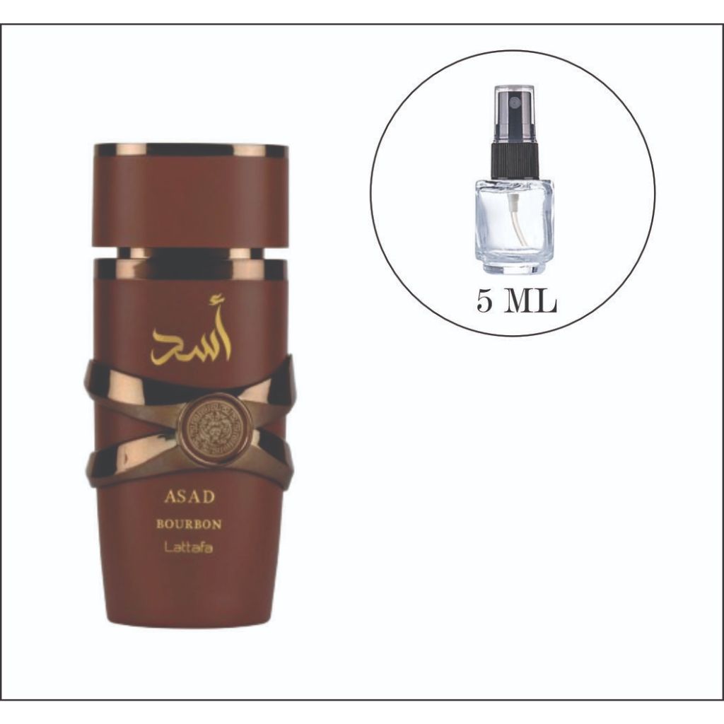PERFUME ASAD BOURBON LATTAFA 5 ML | Shopee Brasil
