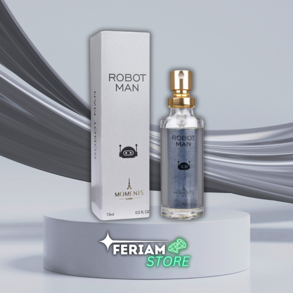 Perfume Robot Man 15ml - Moments Paris | Eau de Parfum Masculino | 24h ...
