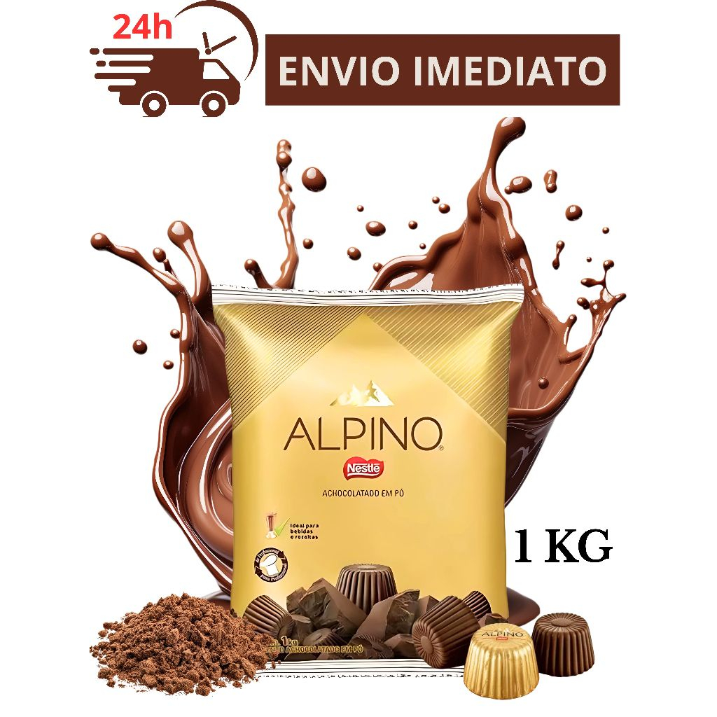 Alpino Chocolate em Pó Nestlé - 1kg | Shopee Brasil