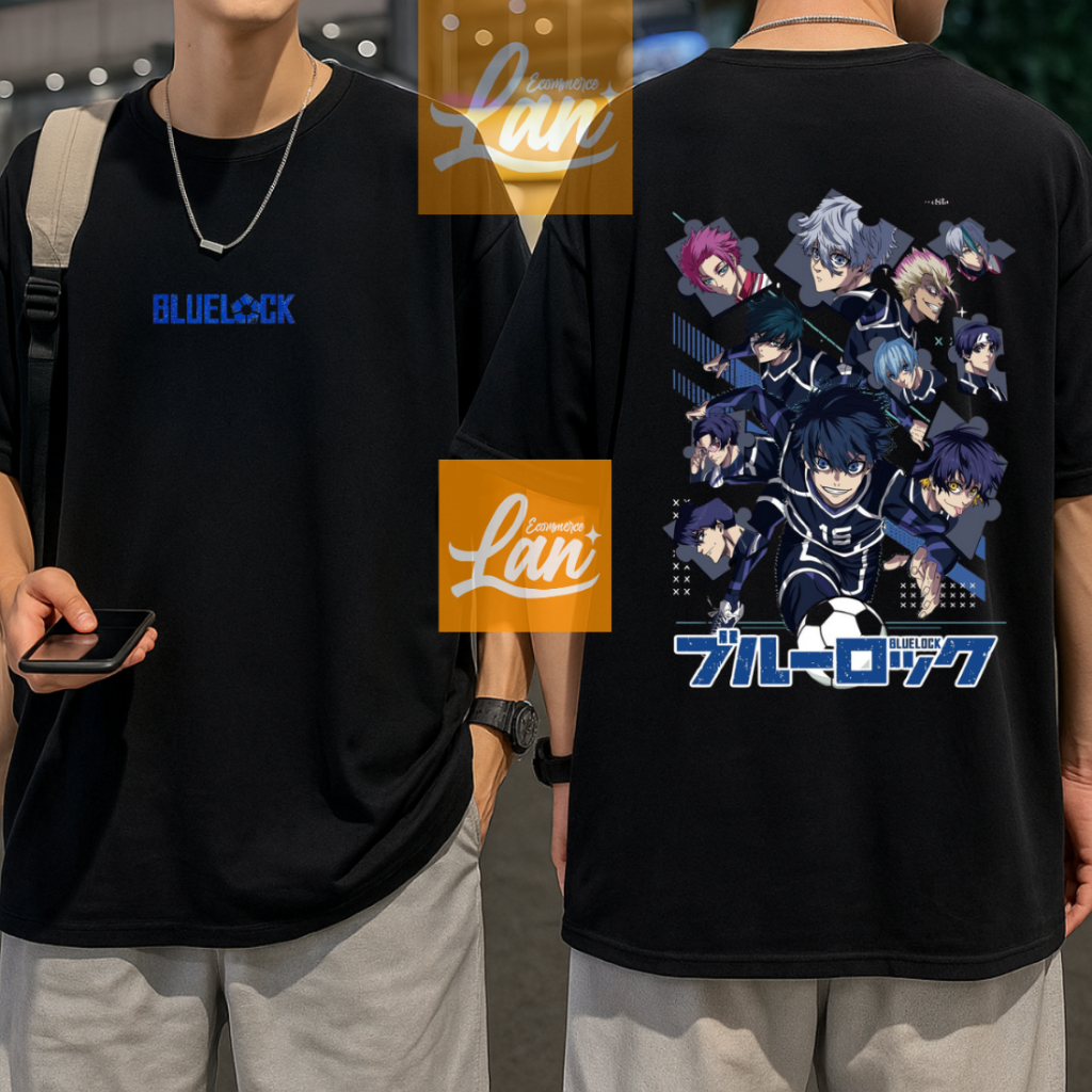 Blue Lock Camiseta Premium Algodão Puro Série de Mangá Anime ...