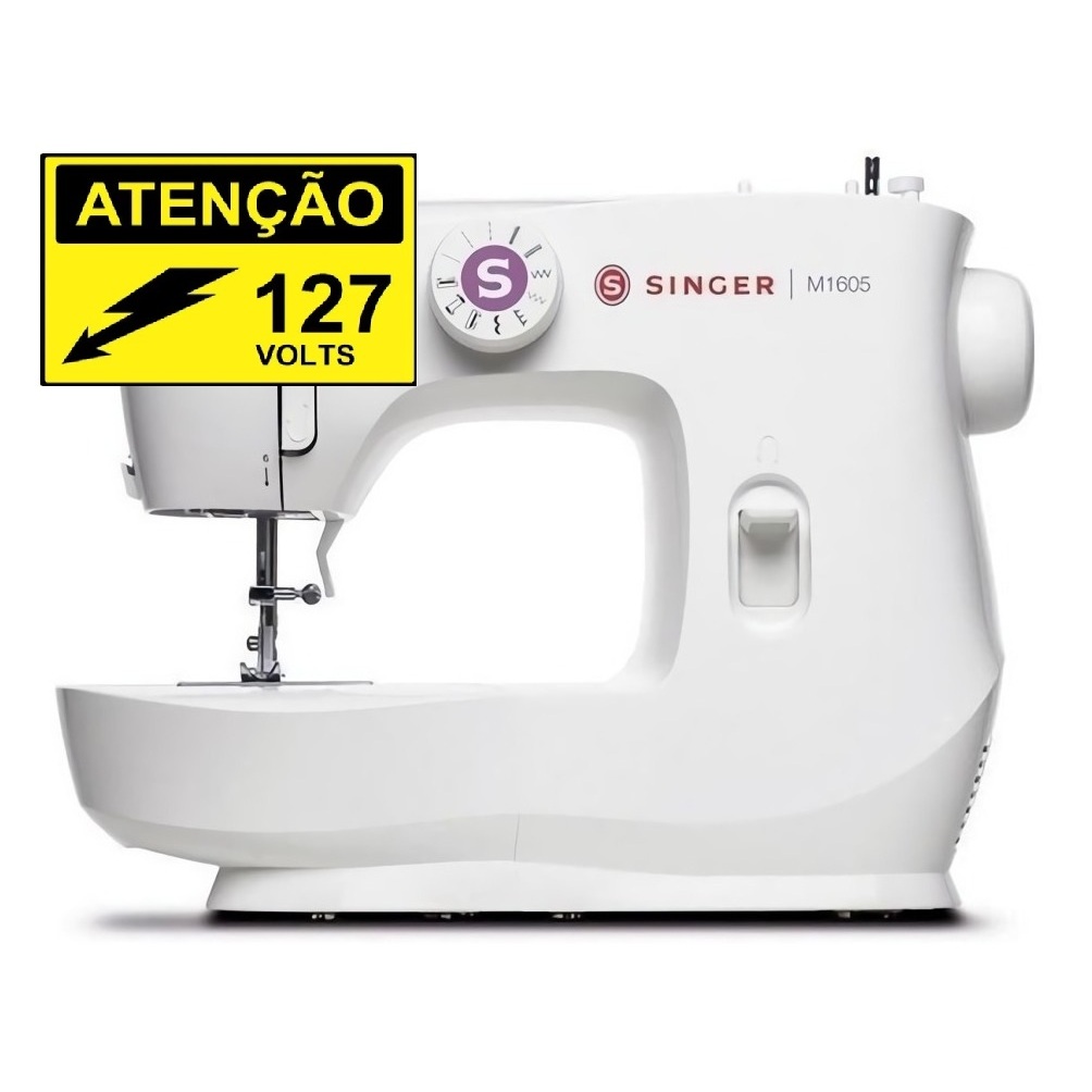 MAQUINA COSTURA SINGER M1605 BCA 6 PONTOS ( 127 Volts ) | Shopee Brasil