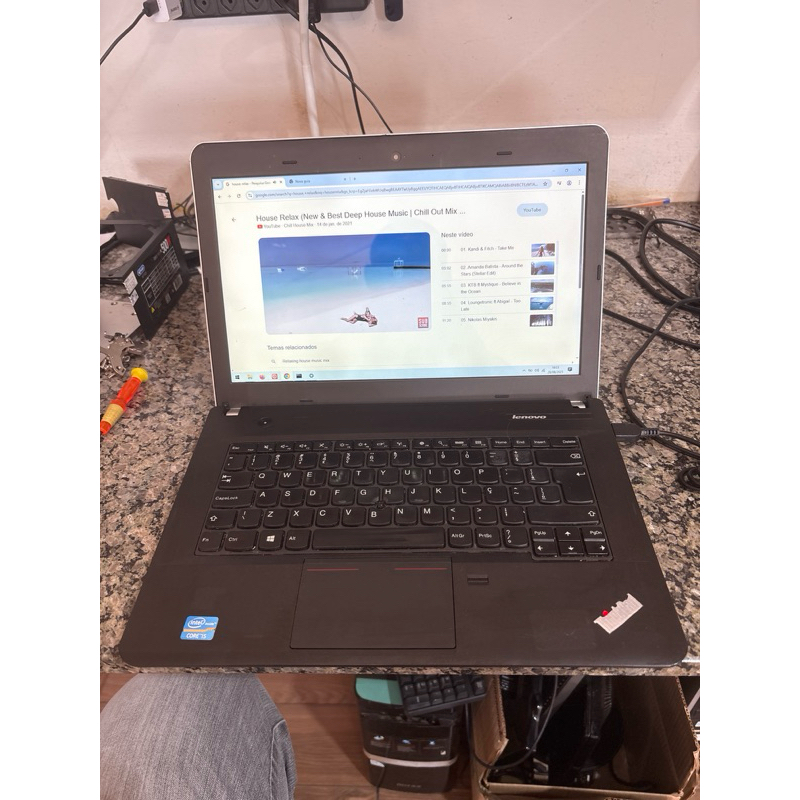 notebook Lenovo thinkpad e431 tela 14 i5 3230m 4gb memória ram ddr3 hd 500gb sem bateria ...