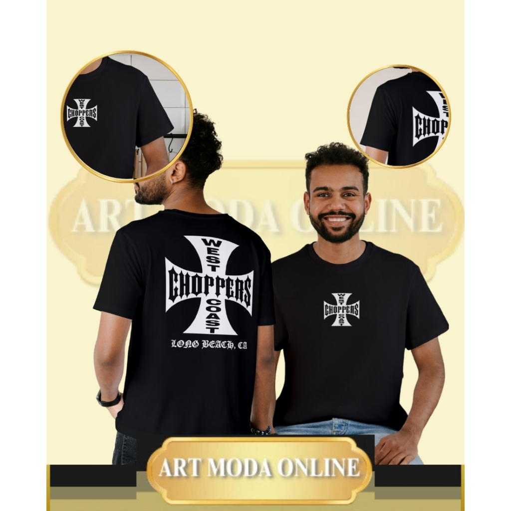 Camiseta Tshirt West Coast Choppers - Unissex Streetwear - Algodão Anti ...