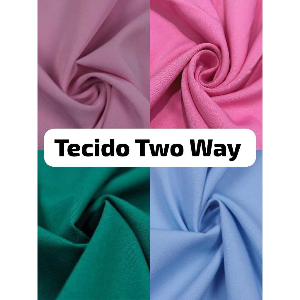 TECIDO TWO WAY LISO (1M X 1,50M) | Shopee Brasil