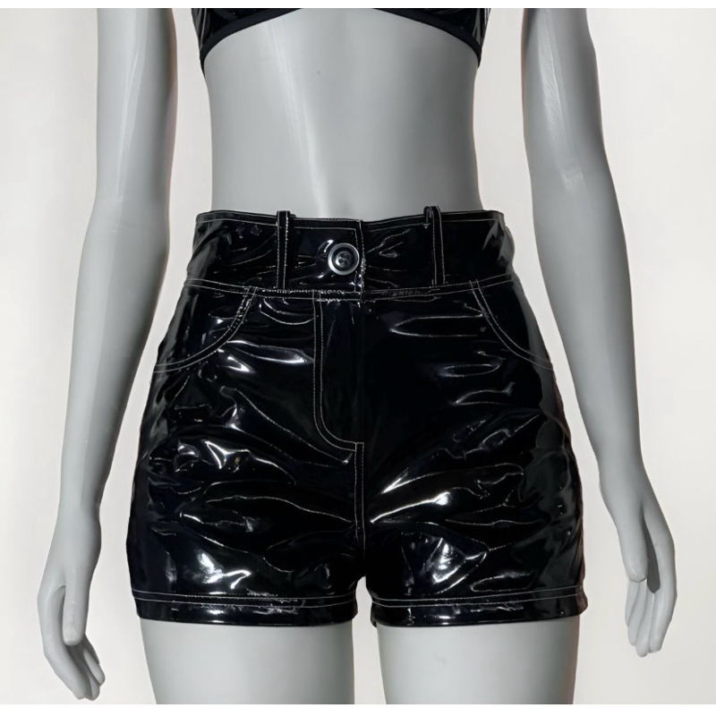 Short Feminino Vinil Elegante e Sensual Moda Noite | Shopee Brasil