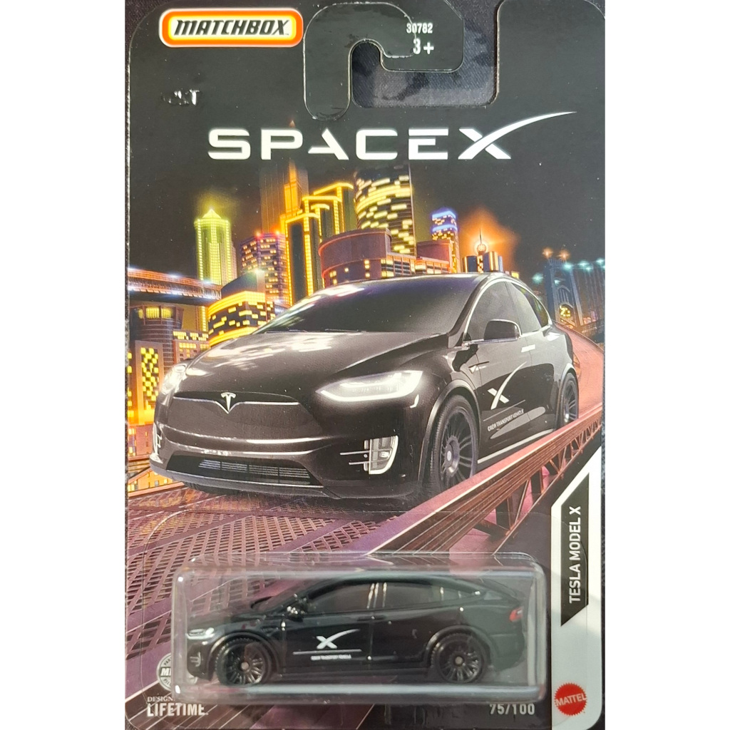 Matchbox Tesla Model X Spacex 2025 HVL15 | Shopee Brasil
